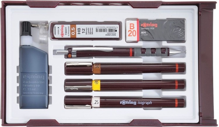 Набор изографов Rotring College Set S0699380 (s0699380) за 12262 руб ...
