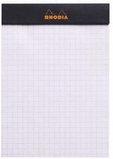 Блокнот Rhodia Basics №13, A6, клетка, 80 г, черный (132009c) за 240 ...