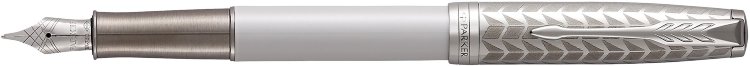Перьевая ручка Parker Sonnet Premium F540, Pearl Metal CT (1931547) за ...
