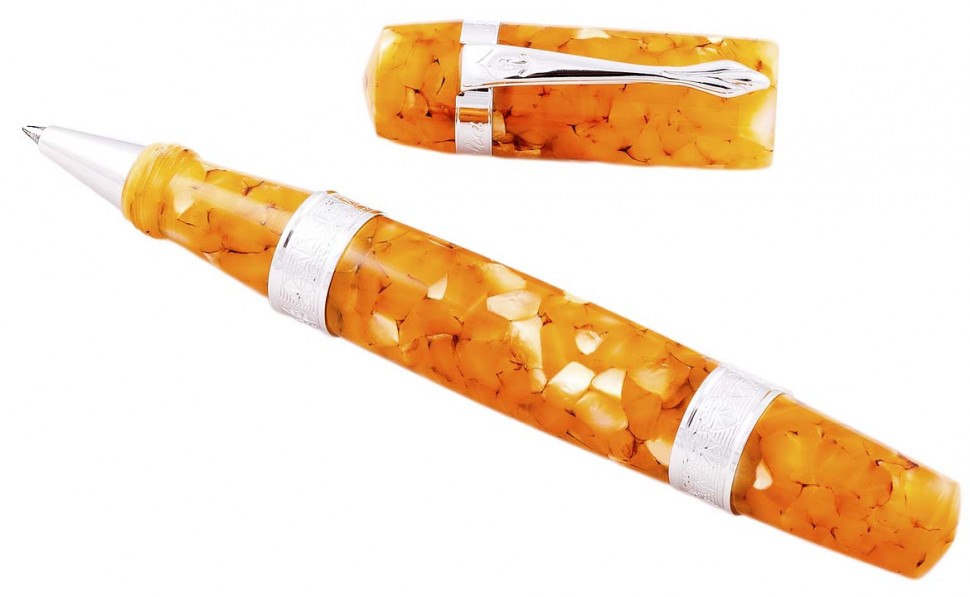 Ручка-роллер Ancora Perla Orange Silver (perla-col-rb) за 16000 руб ...